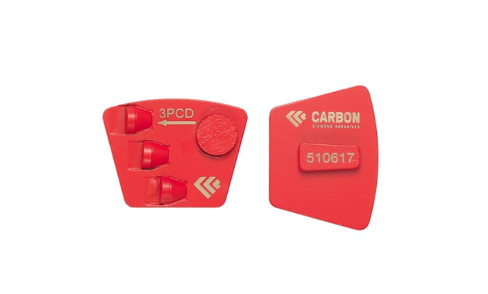 20# (R-Type) PCD Grinding Shoe, 3 Segment - [Anticlockwise direction ...