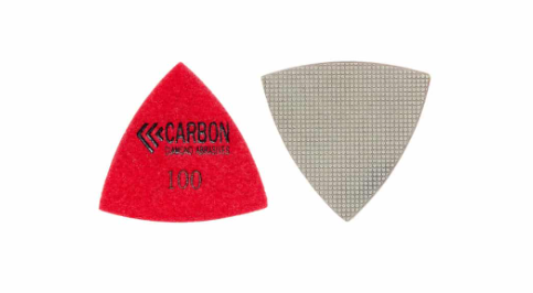 100# Electroplated Triangle Corner Pad – Floor & Flake