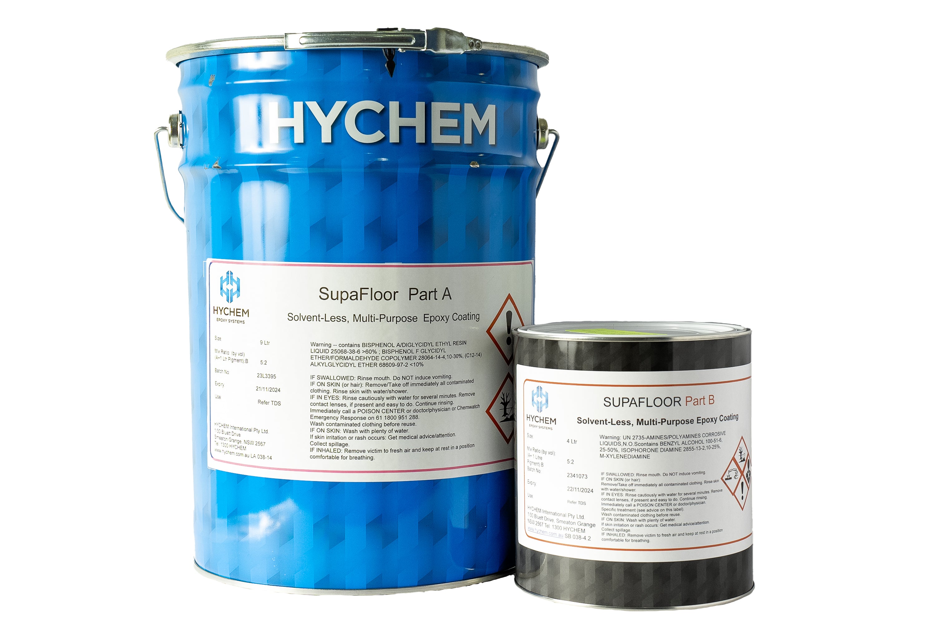 Hychem Supafloor Neutral Kit 18.2kg – Floor & Flake